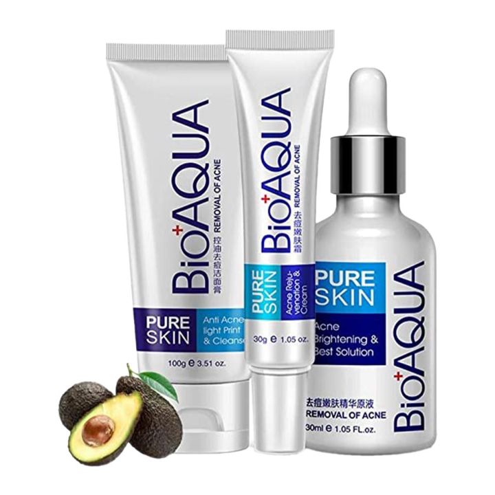 BIOAQUA Skin Care Acne Face Treatment 3 in 1 Acne Series | Daraz.pk