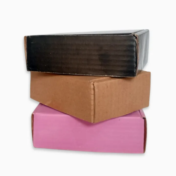 25 Pack of 6x4x2 inch Strong Corrugated Cardboard Boxes for Packaging ...