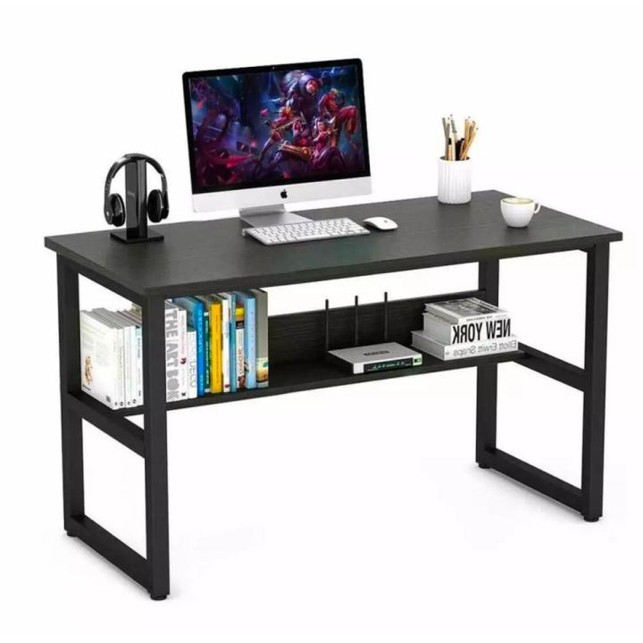Office Table Study Table Desktop Table With Book Shelf Office Desk Book ...