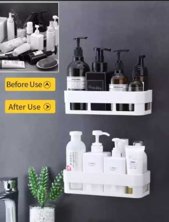 Plastic Shelf for Bathroom – Plastic Inter Design Bathroom Rack ...