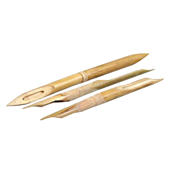 Keep Smiling- Pack of 3 Different Style Calligraphy Bamboo Qalam/Pen For Urdu and Arabic | Daraz.pk