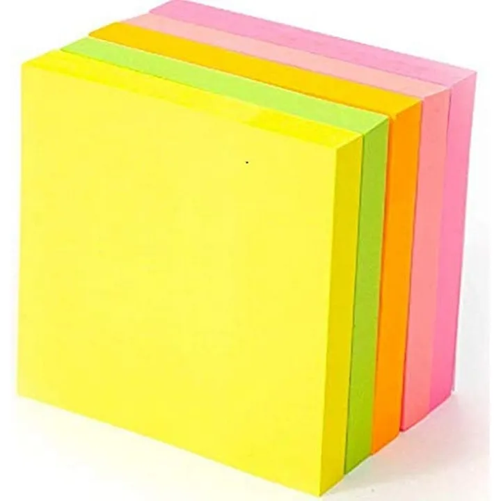 Pack of 100-Sticky notes for book, multiple stickers pad sheets ...
