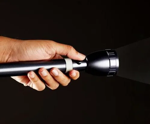 Flashlight Geepas Rechargeable LED Unbreakable Lens With 1 Year ...