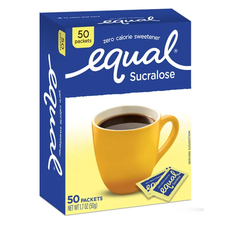 Equal Sucralose Zero Calorie Sweetener-50 Sachets box | Daraz.pk