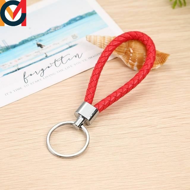 1 Pc Unisex Leather Braided Woven Rope bts keychain bag Pendant Key ...