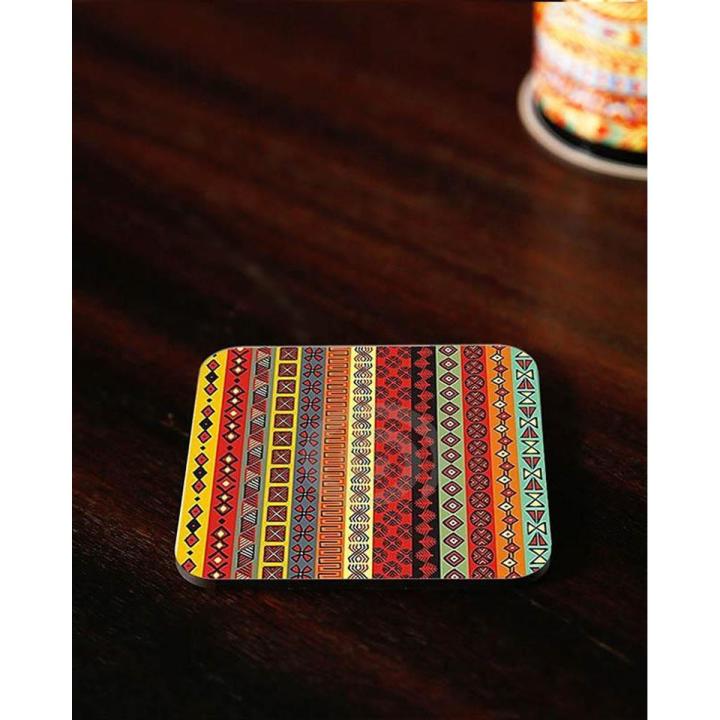 Vertical Art Coaster - Pack Of 4 Coasters|By MugArt.PK | Daraz.pk
