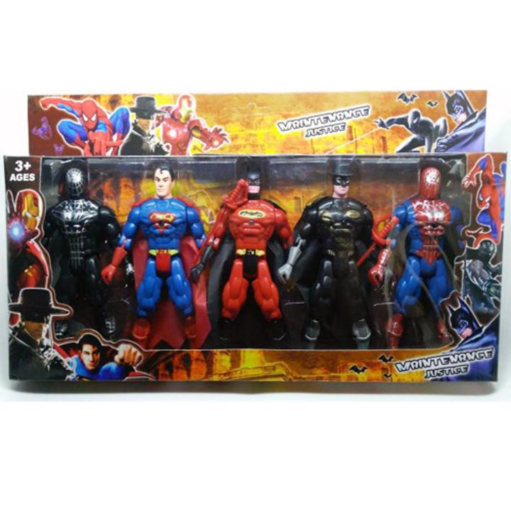 Avengers Action figure Play set of 5 for its Lover | Daraz.pk