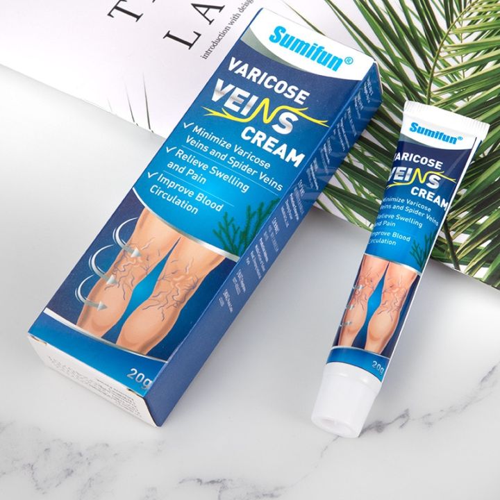 20g Varicose Vein Cream Blood Vessel Swelling Leg Raised Vasculitis ...