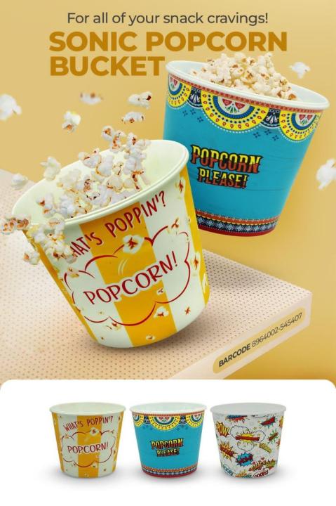 popcorn bucket, for all of your snacks survings | Daraz.pk