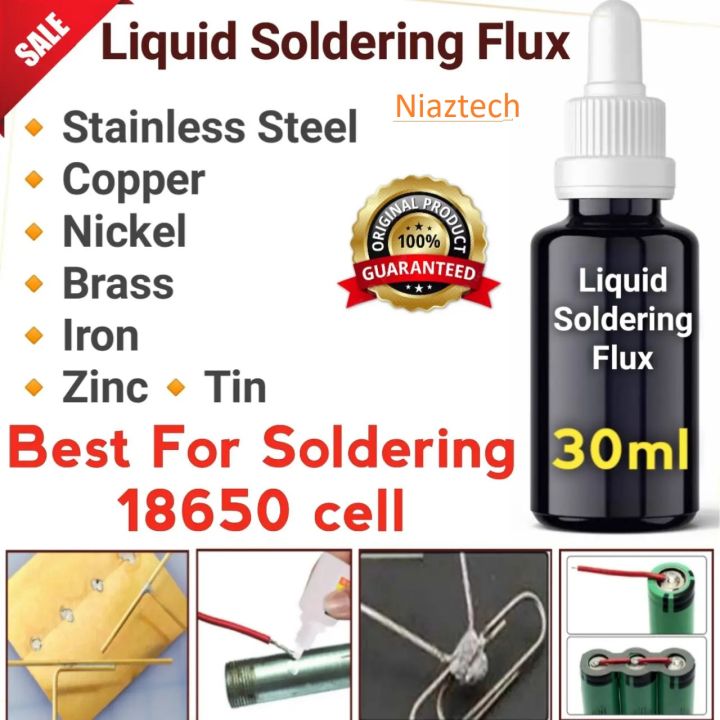Flux For Soldering Welding Flux Soldering flux 30ml Liquid Zinc copper ...