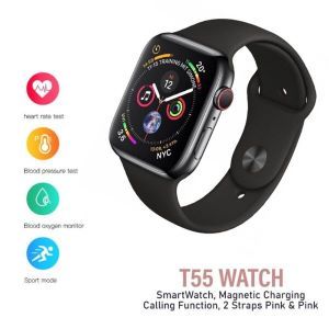 T55 Pro Max Smartwatch | Integrated Earbuds, Sleek Strap | Daraz.pk