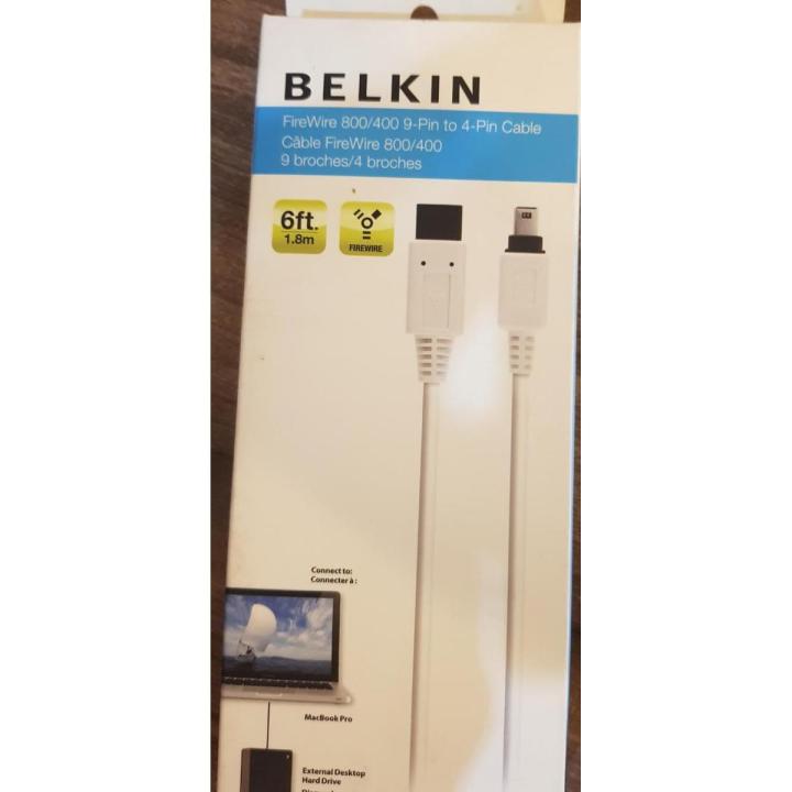 Belkin 9-Pin to 4-Pin Firewire Cable | Daraz.pk