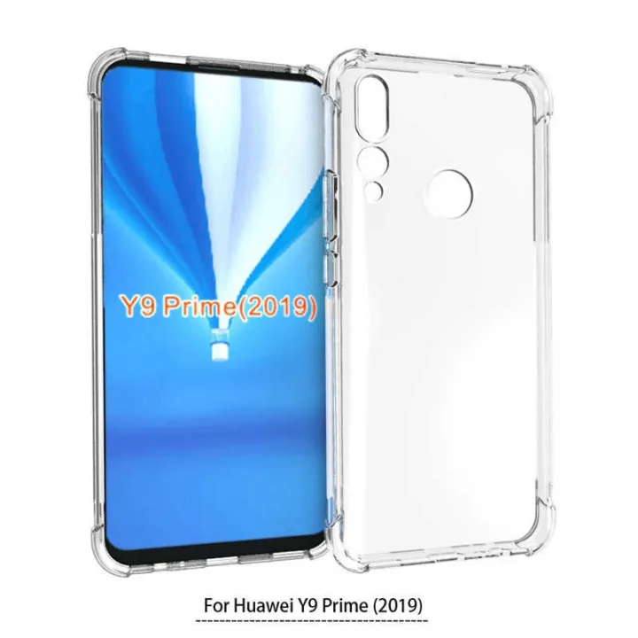Huawei Y9 Prime 2019 Anti Shock Corner Bumper 1.5mm Air Bag Soft ...