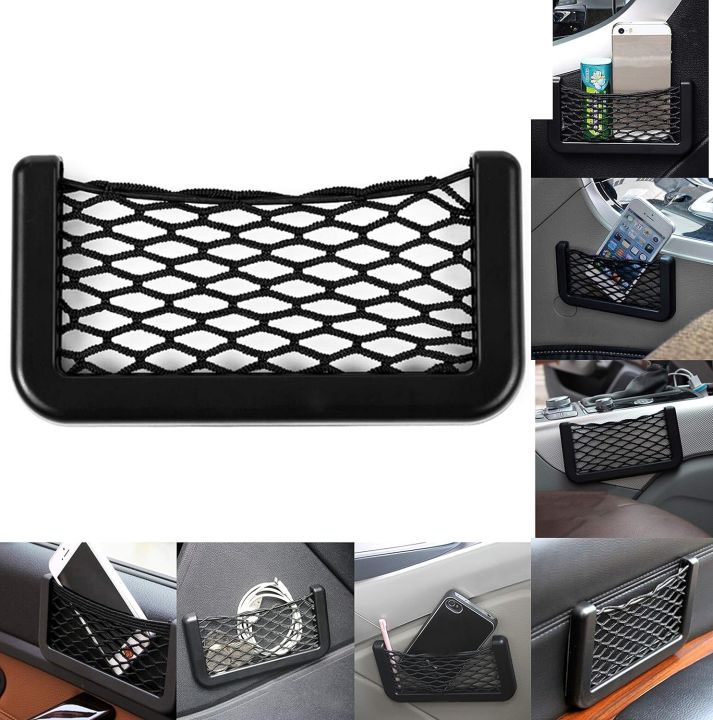 Roy Car Net Holder Phone Holder Pocket Organizer String Bag Mobile ...