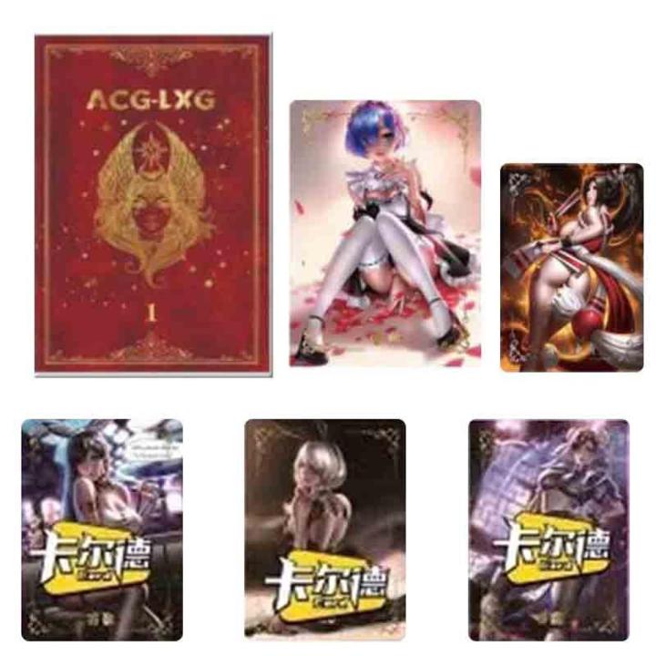 ACG-LXG Collection Cards Girl Goddess Story Anime Table Playing Game ...