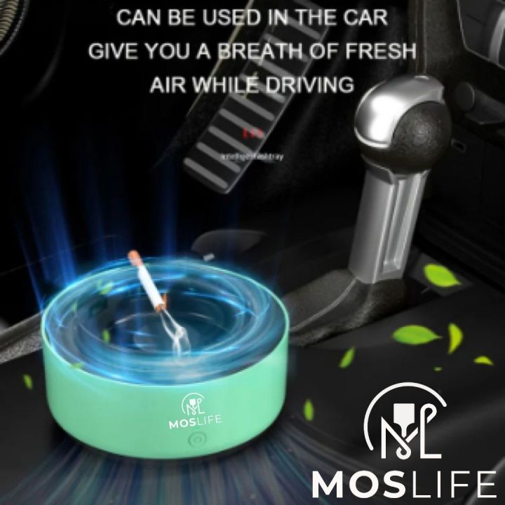 Electronic Intelligent car Ashtray Round Ashtray office,home and Car ...