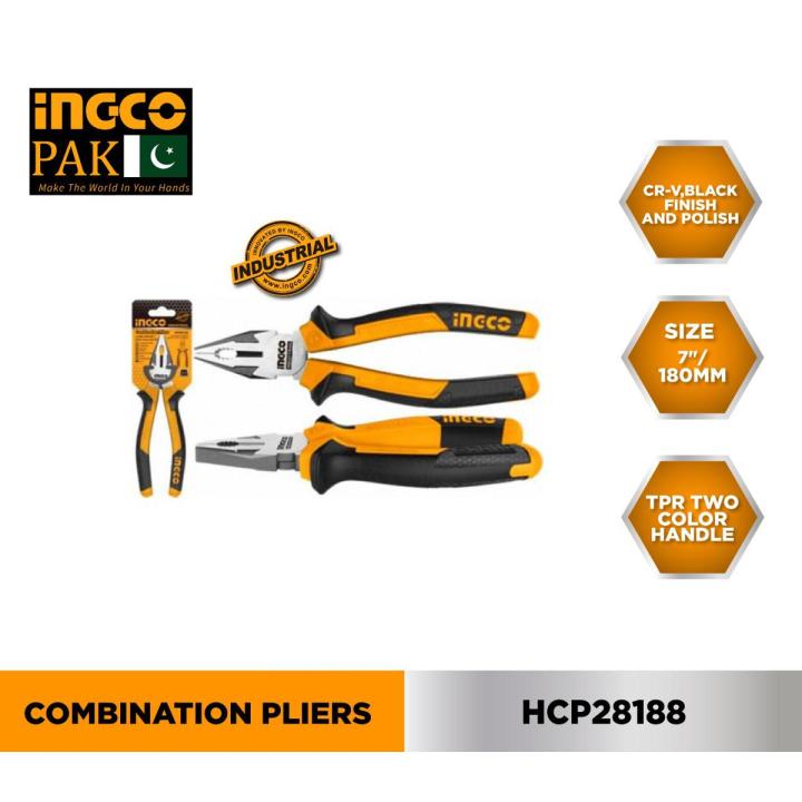 Ingco Combination Plier 7" Industrial | Daraz.pk