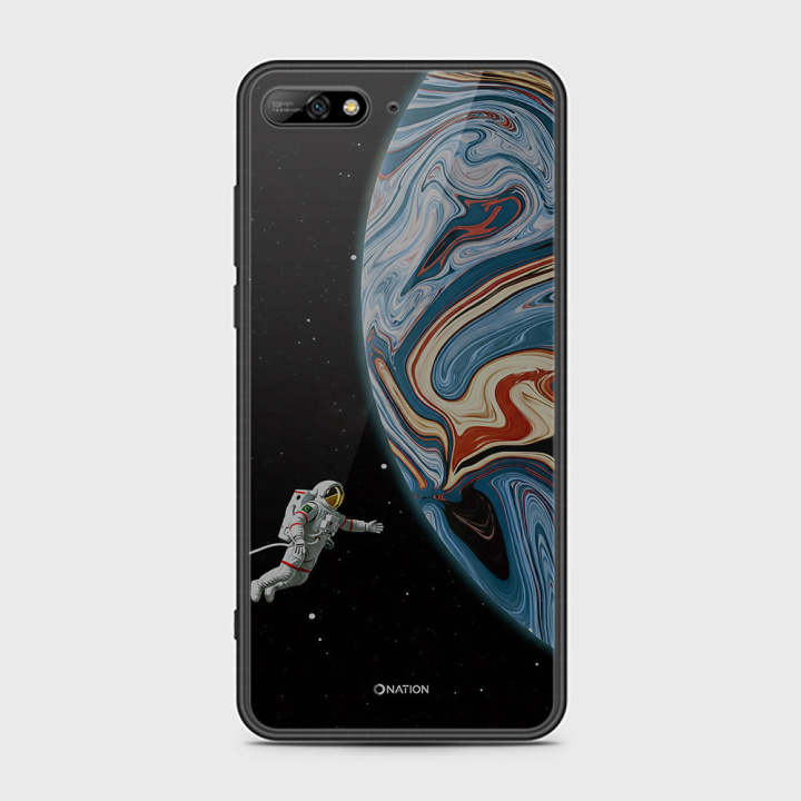 Honor 7A Cover - Cosmic Marble Astronaut Design - HQ Ultra Shine ...