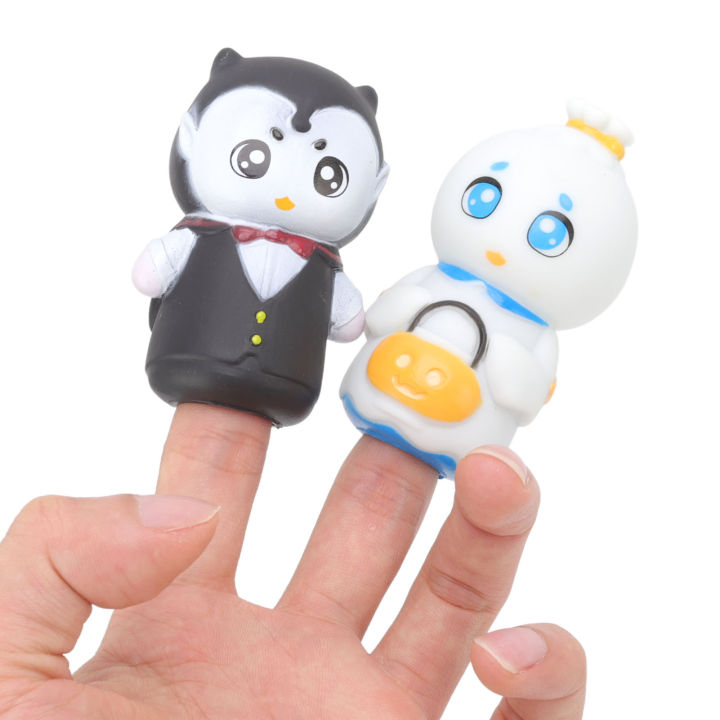 5pcs Halloween Finger Puppets Children Cartoon Cute Finger Puppets Set ...