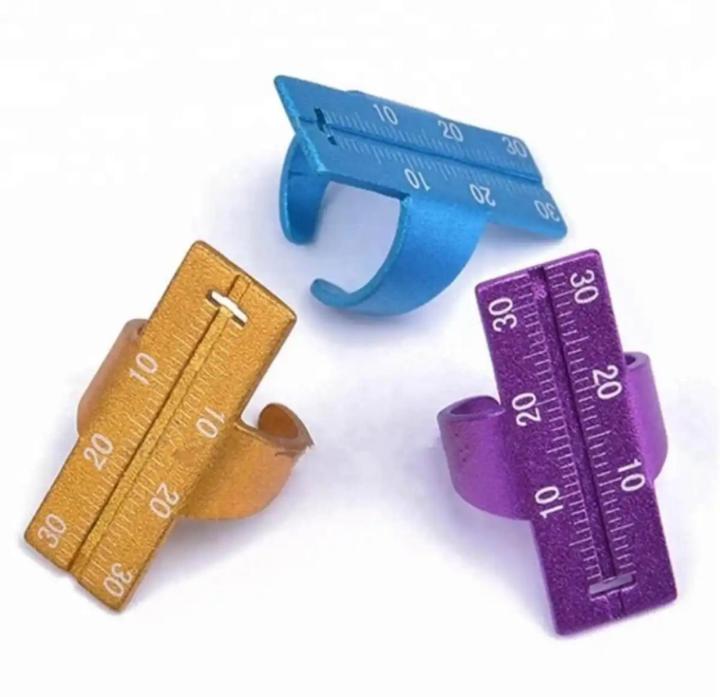 (1 Piece ) Stainless Steel Dental Endo Finger Rulers Span Measure Scale ...