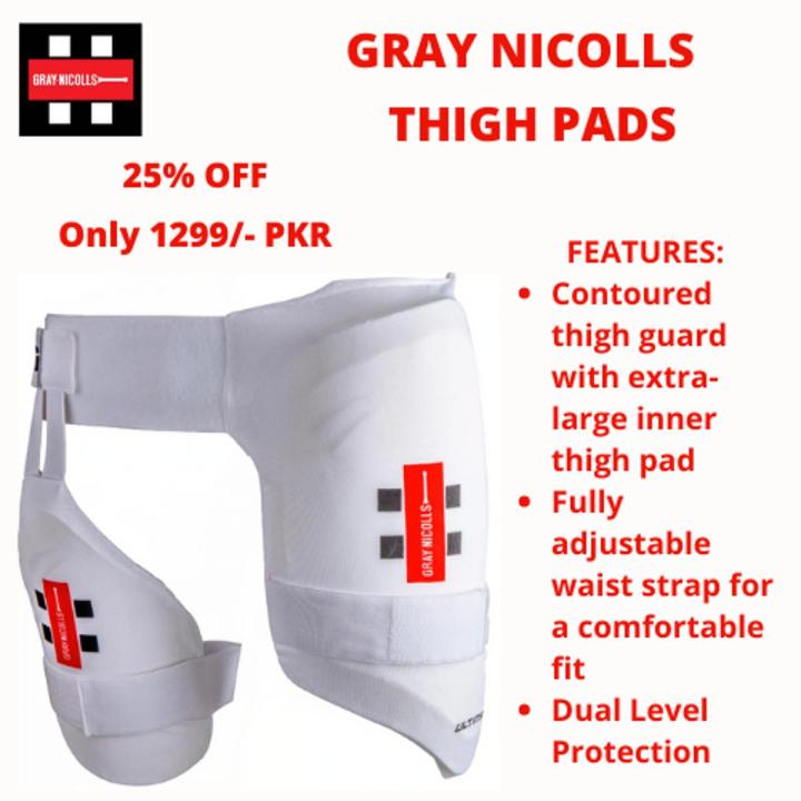 Gray Nicolls Original Thigh Pads | 2022 Latest Edition Cricket Academy ...