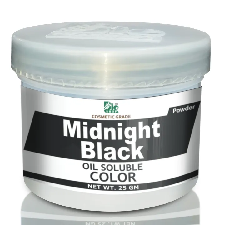 Midnight Black – Oil Soluble Powder Pigment for DIY Soaps, Skincare & Cosmetics | Deep Intense ...
