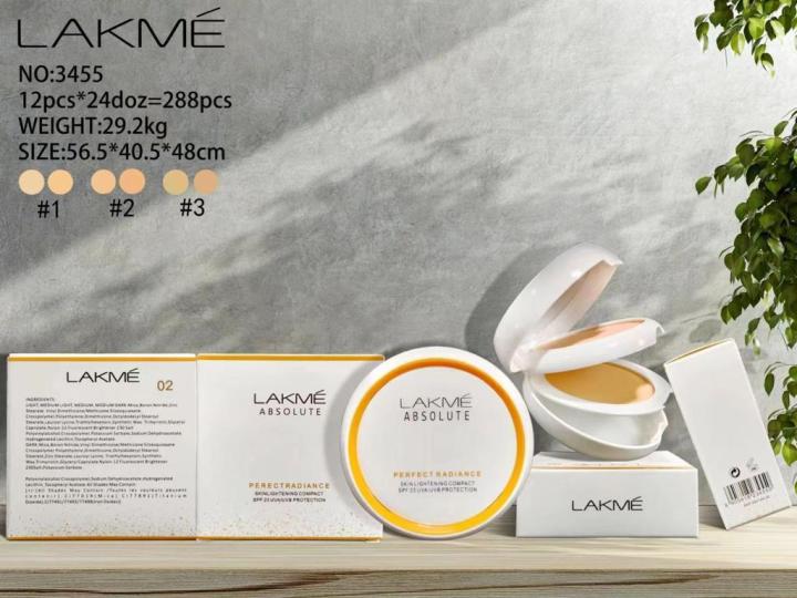Lakmé ABSOLUTE PERFECT REDIANCE COMPACT PACK OF 3 Compact (Beige Honey ...