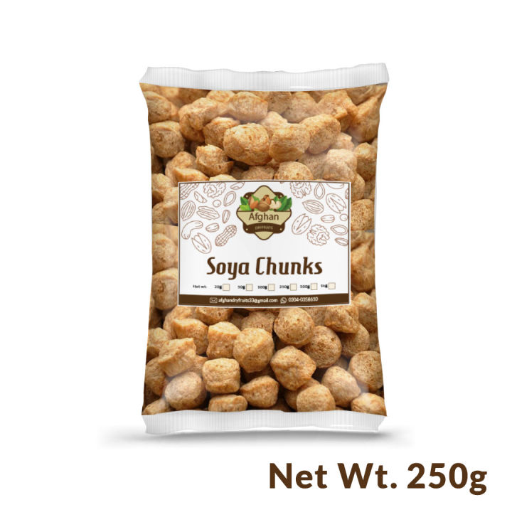 Soya Chunks Natural 250g - High In Protien | Daraz.pk