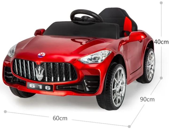 Baby Dreams Kids Electric Car 4 Wheel with Remote Control Dual Battery ...