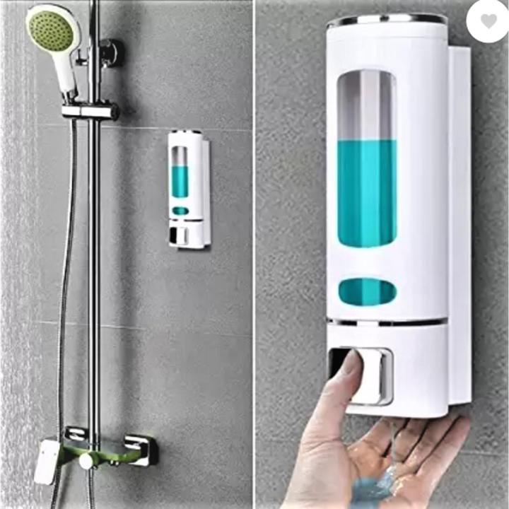 Liquid Soap Dispenser Wall Mounted White 1pc Daraz.pk