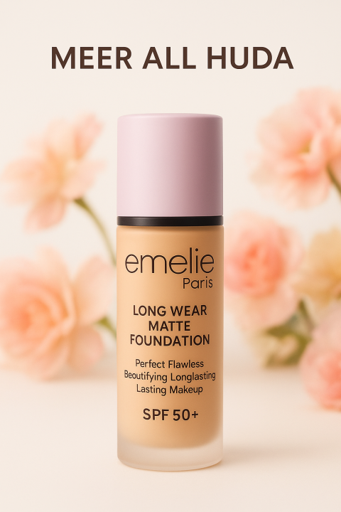 Emelie Paris Long Wear Matte Foundation | Daraz.pk