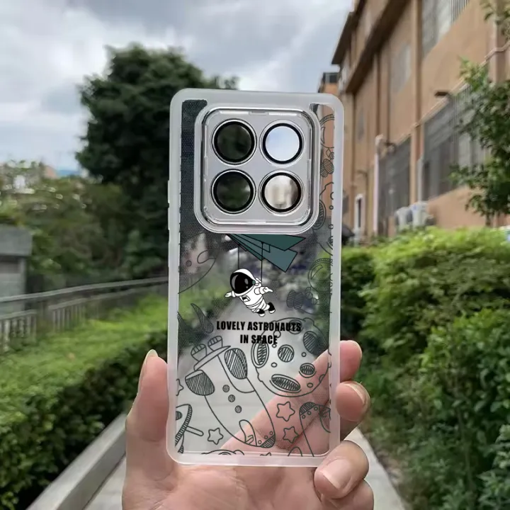 Silicone Transparent Soft Case Lens Protecting For Redmi Note 14 Pro 4G ...