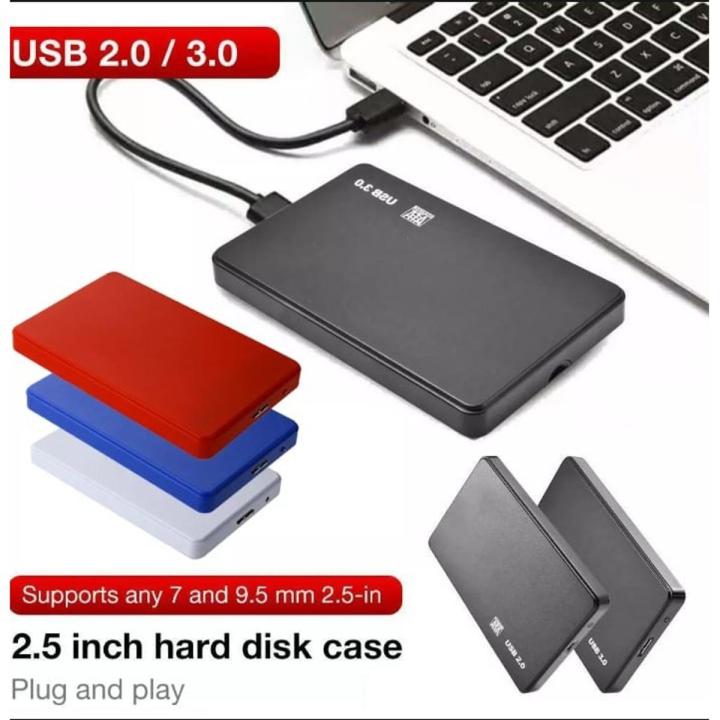 2.5 Inch Hard Disk Drive Case Plastic Usb 2.0 Sata Hdd External Box ...