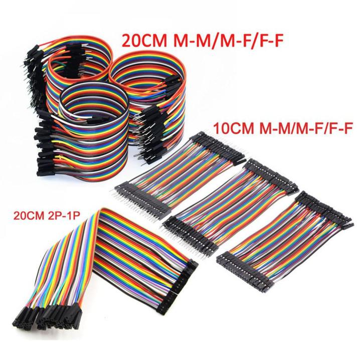 Dupont Wire 30cm/20cm/10cm Jumper Ribbon Cable F-F/M-F/M-M (40pcs) for ...