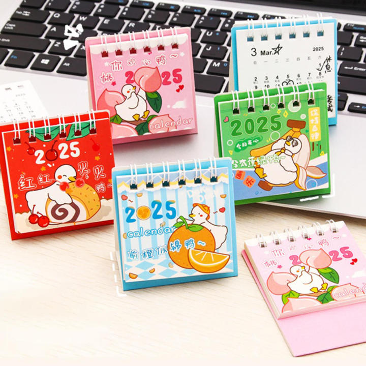 Desk Cartoon Desktop Calendar Portable Compact Mini Small Desktop ...