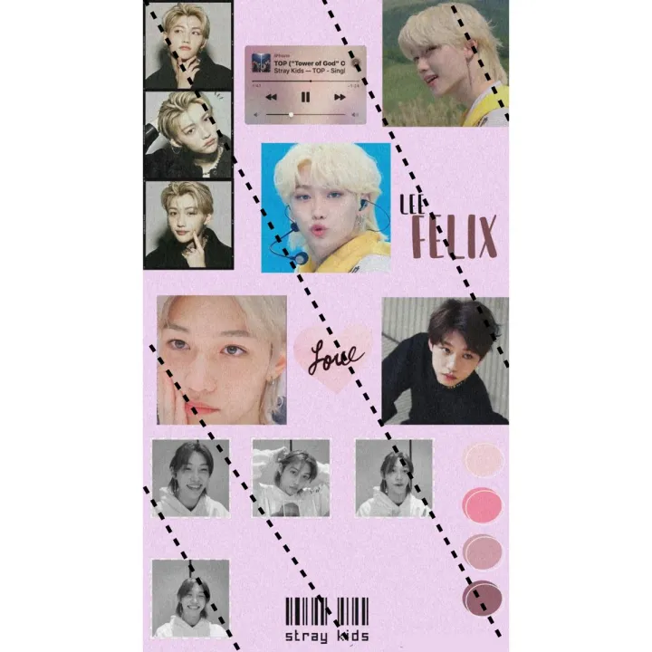 KPOP STRAYKIDS FELIX sticker stray kids uncut stickers ( but 4 get 1 ...