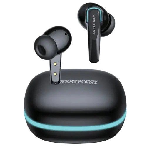 West Point Quad Mic ENC Stereo Wireless Earbuds Super Sound Earpods ...