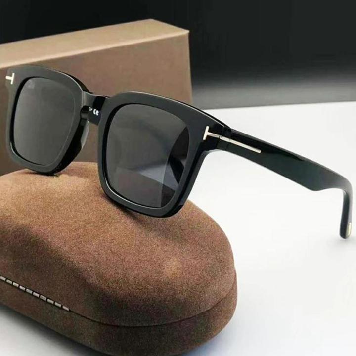 Tom Brand TF751 Classic Acetate Square Polarized Sunglasses Men Women's ...