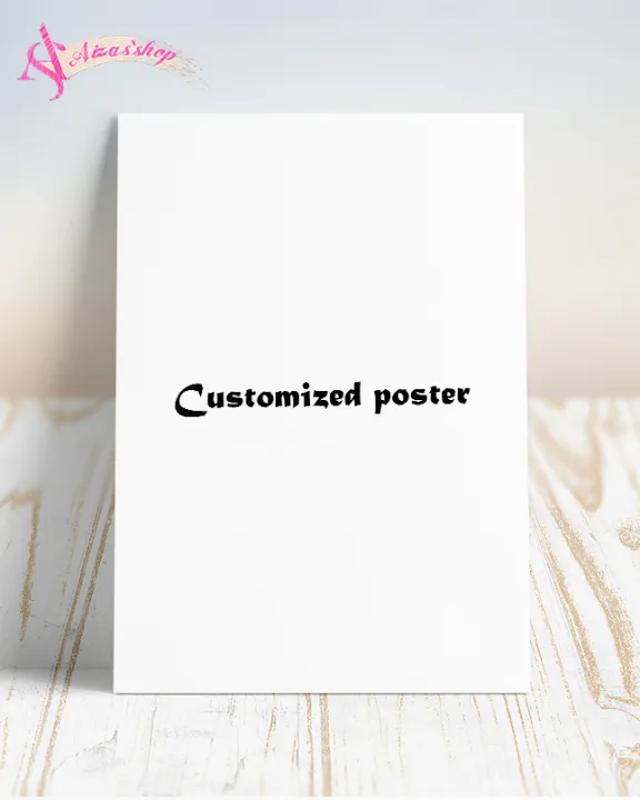 Customized poster | Daraz.pk: Buy Online at Best Prices in Pakistan ...