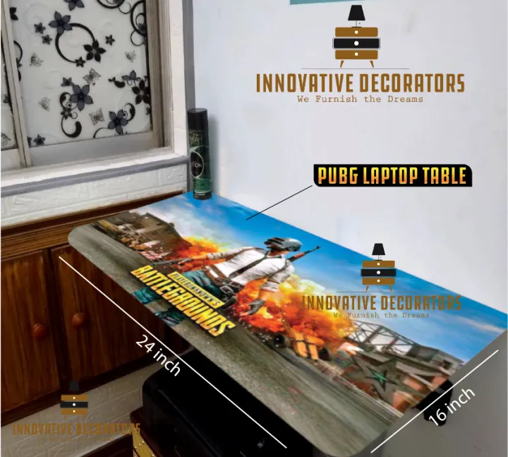 Wall-Mounted PUBG Gaming Folding Laptop Table Portable Table Simple ...