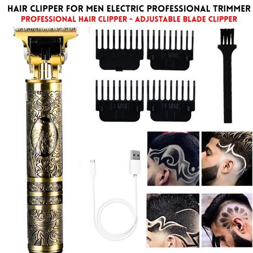 Hair Trimmer For Men, Professional Hair Clipper, Adjustable Blade ...