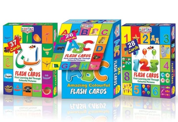 Flash Cards English Alphabet, Urdu Alphabet, Numeric alphabet Cards ...