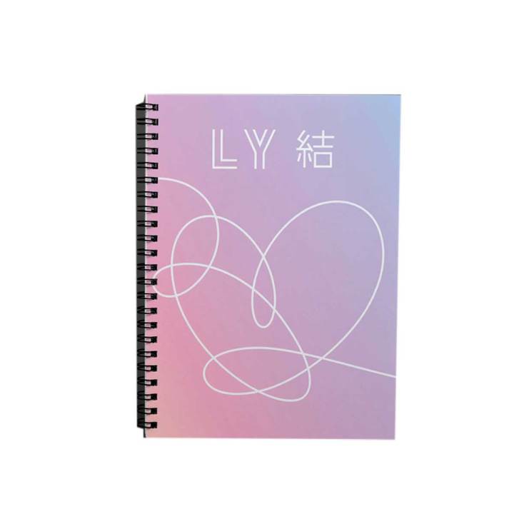 LY (love yourself) her album BTS notebook spiral for girls daily ...