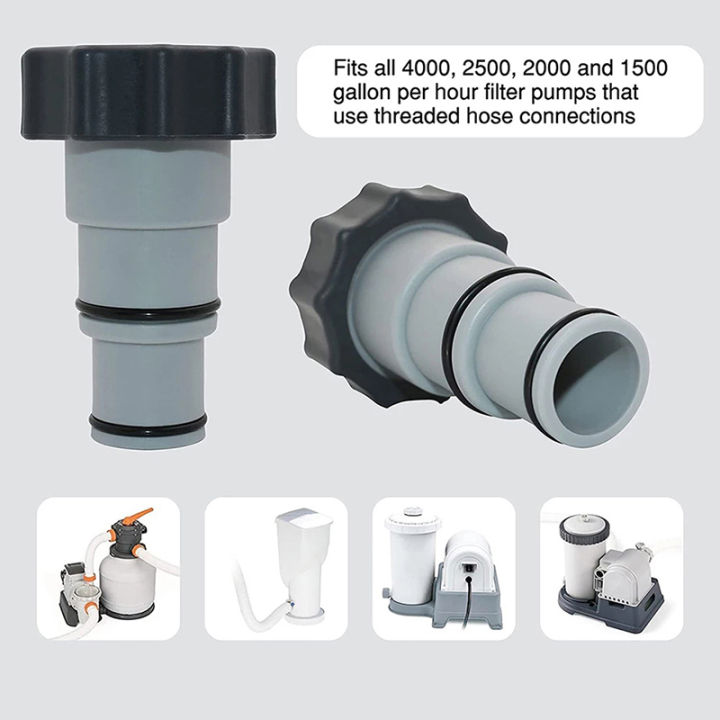 Pool Hose Adapter With Collar Threaded Connection Pumps Maintenance ...