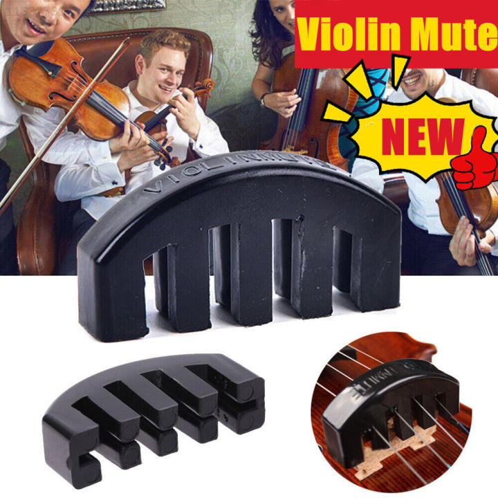 Universal Fit Fiddle Silencer Non-slip Violin Mute Heavy Rubber ...