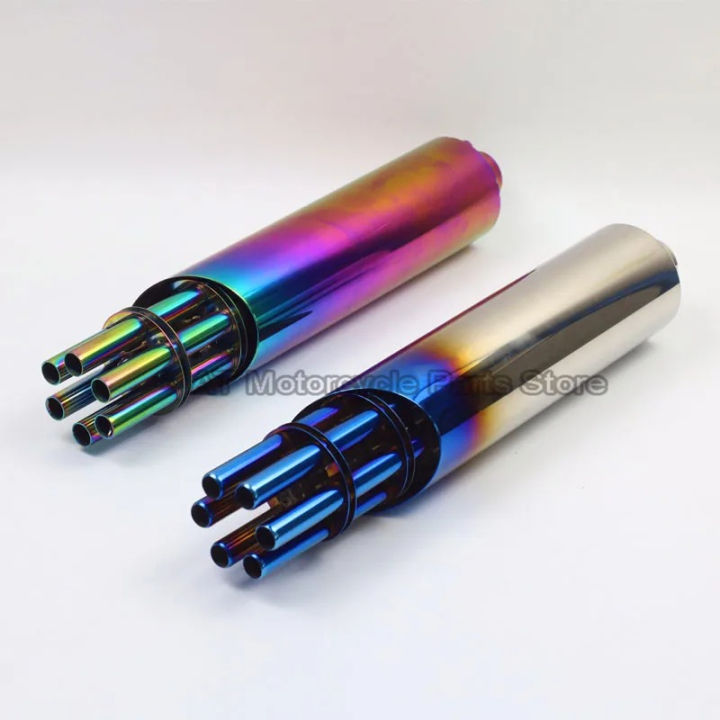 Universal Fitment Bike Exhaust Stainless Steel Modified Silencer | Daraz.pk