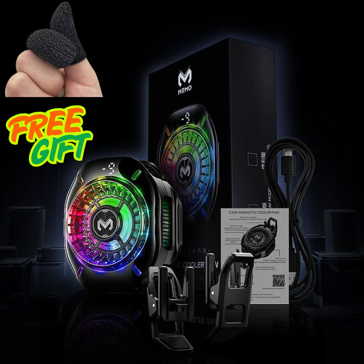 Memo CX10 RGB Pro(AI) + Tumb gloves Model With Digital Display Magnetic ...