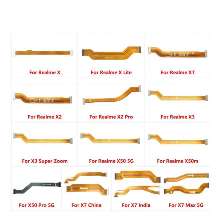 Main Motherboard LCD Display Connector Flex Cable Parts For OPPO Realme ...