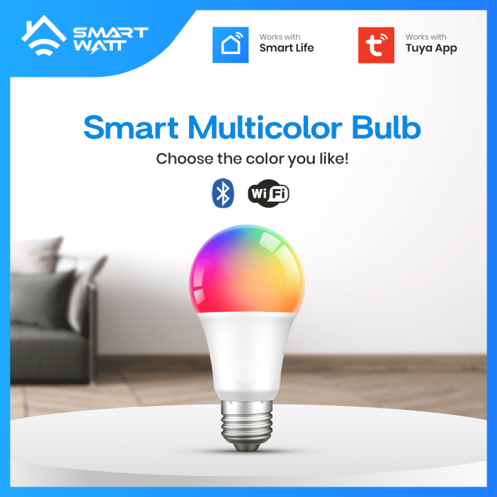 Tuya Smart Led Light Bulb E27 wifi and Bluetooth Smart Bulb 9W Color ...