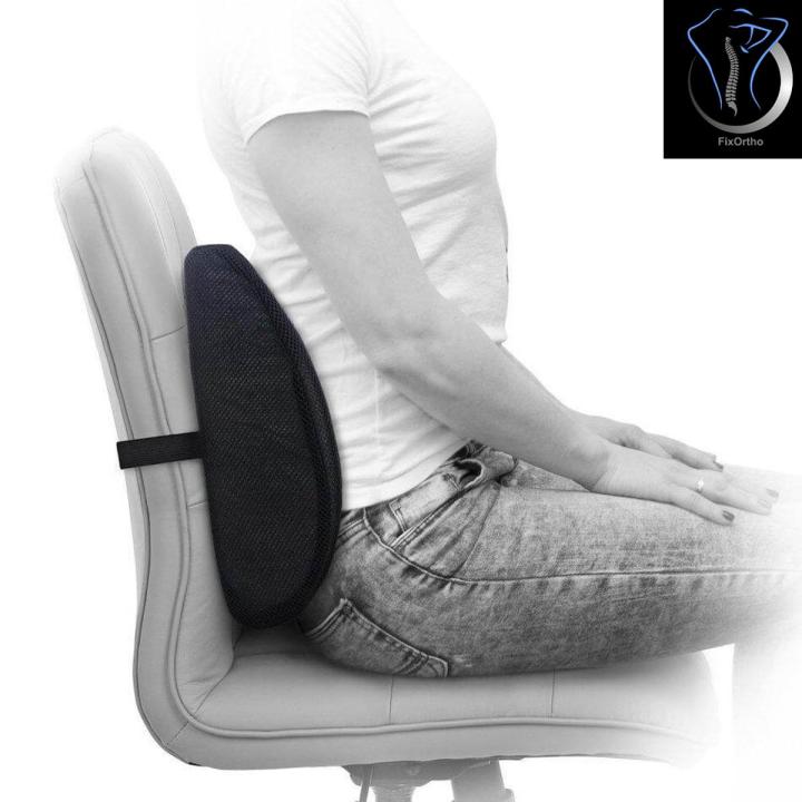 BACKREST CUSHION WITH MASSAGE POP BUBBLES LUMBAR SUPPORT FOR Driving ...